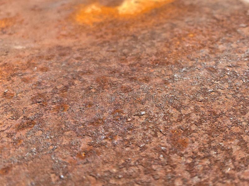 Surface Texture of Old Scratched Ginger Rusty Oxidized Bad Iron ...