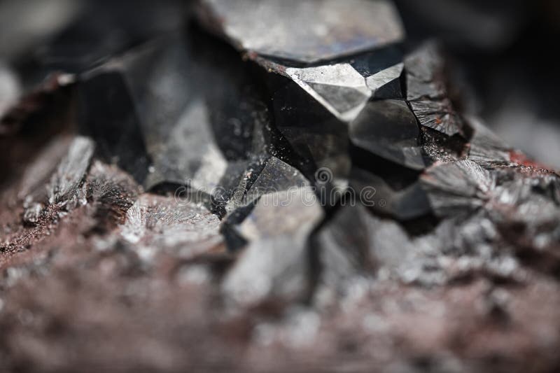 Surface Texture of Raw Hematite Mineral. Iron Ore Stock Photo - Image ...