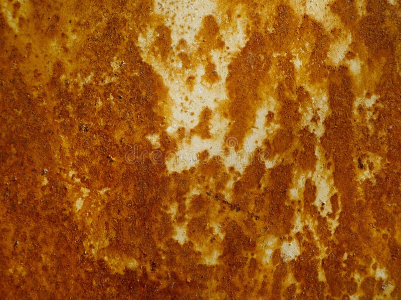 Surface Texture of a Rusty Painted Metal Sheet Stock Image - Image of ...