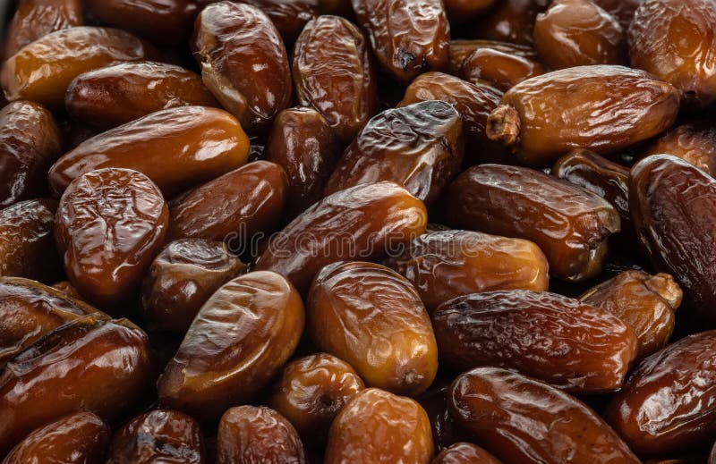The Surface Texture of Selected Dried Dates Stock Photo - Image of ...