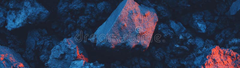 Surface Texture of Volcanic Rock Featuring Porous Patterns and Sharp ...