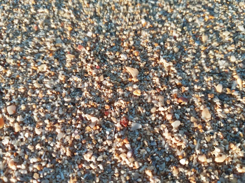 Surface and Texture of White Sand Beach during a Hot Summer Day Stock ...