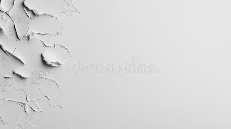 Surface with Textured White Plaster in a Minimalist Setting Stock ...