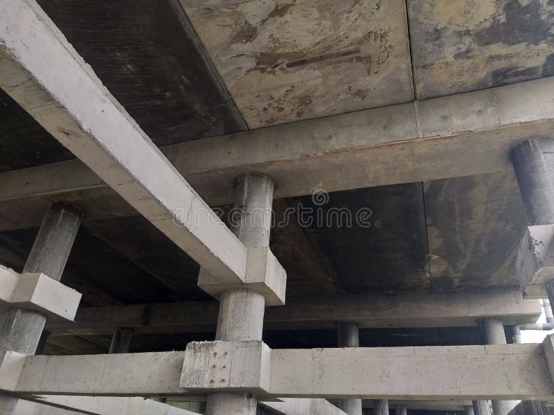 Surface Under the Bridge in Brebes, Central Java Stock Photo - Image of ...