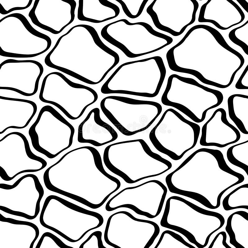 Surface Vector Texture Background. Ink Outline Shapes Stock Vector ...