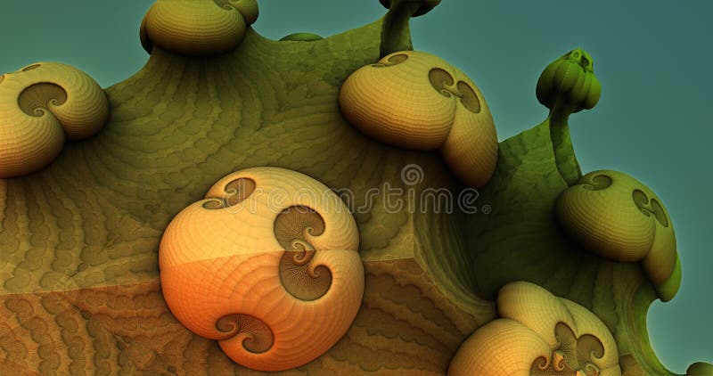 The Surface of an Virus or an Alien Planet 3d Rendering Stock ...