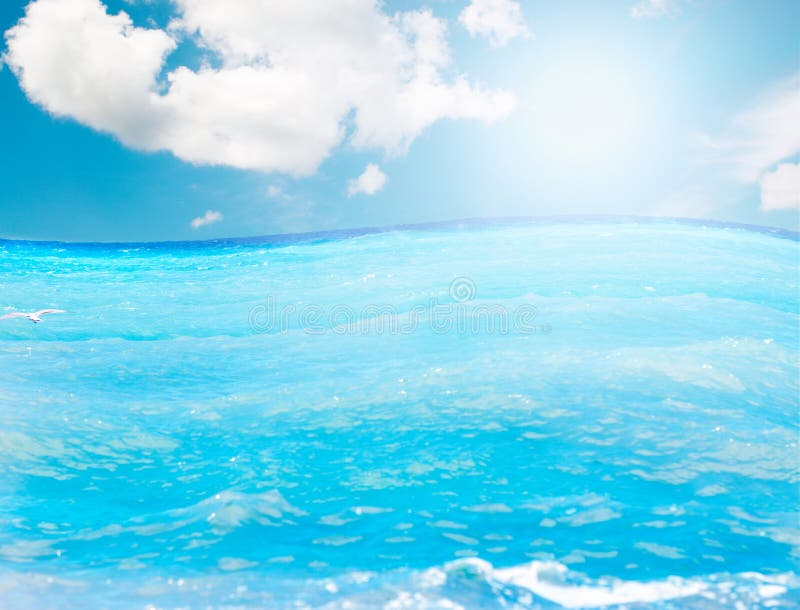 Surface of water. stock image. Image of rippled, beauty - 7034677