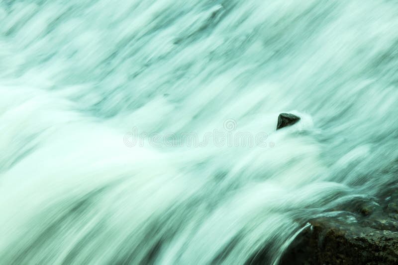 Surface Water Flowing Torrent. Stock Image - Image of freshness, fast ...