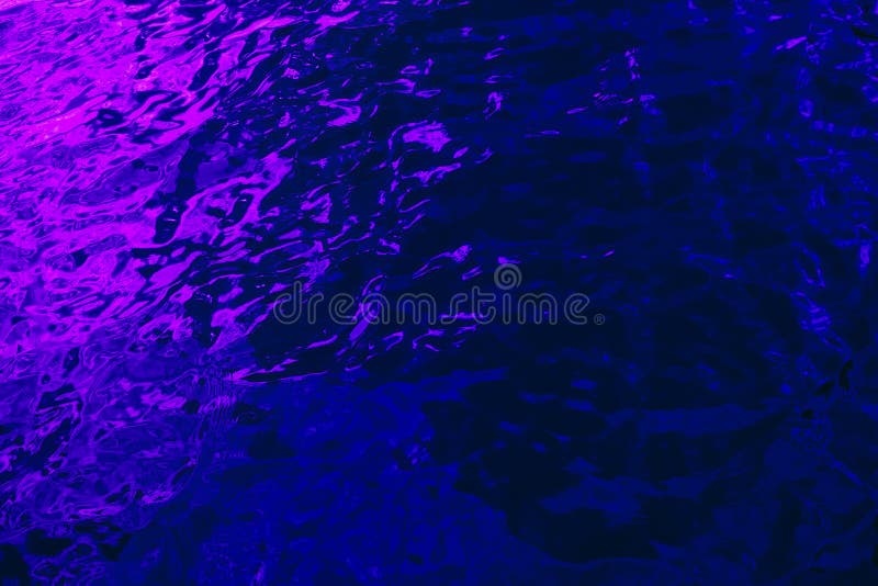 The Surface of the Water in the Neon Light Stock Photo - Image of light ...