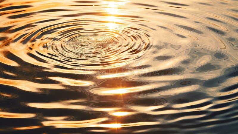 Surface water ripple stock illustration. Illustration of wave - 361118216