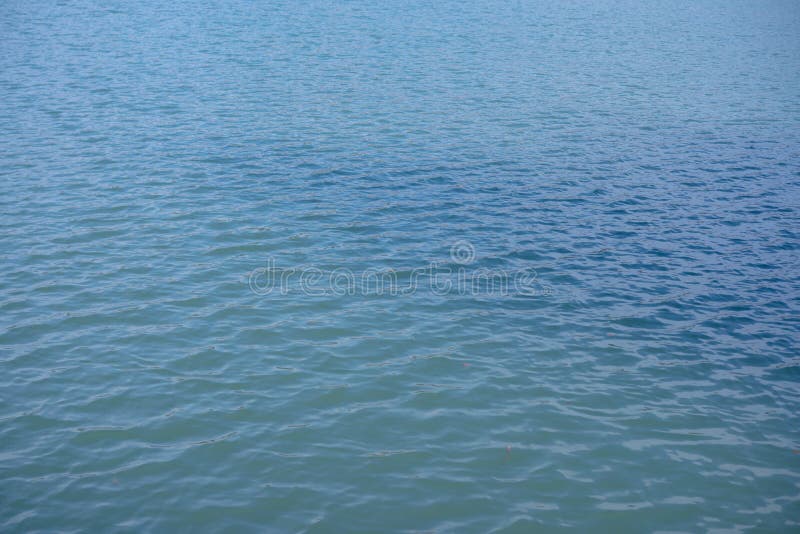 The Surface of the Water with Shallow Waves from the Wind Stock Photo ...