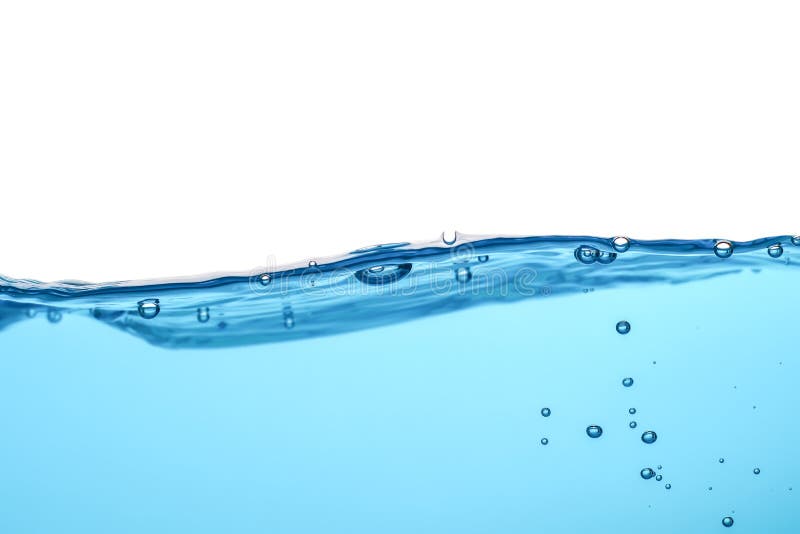 The Surface of the Water and Underwater Bubbles are White Backgrounds ...