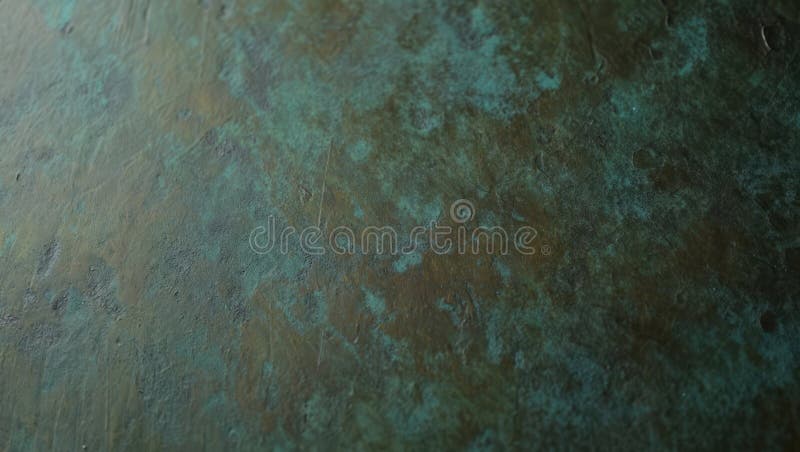 Surface of a Weathered Copper Material Showcasing Intricate Textures ...
