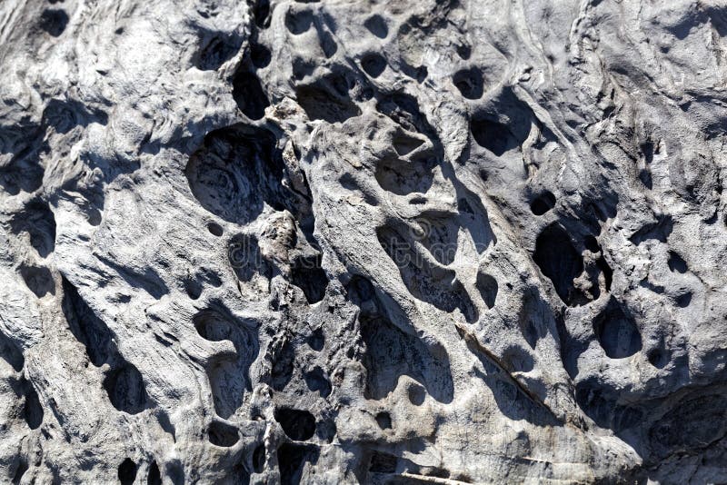 Surface of a Weathered Grey Metamorphic Rock Stock Image - Image of ...