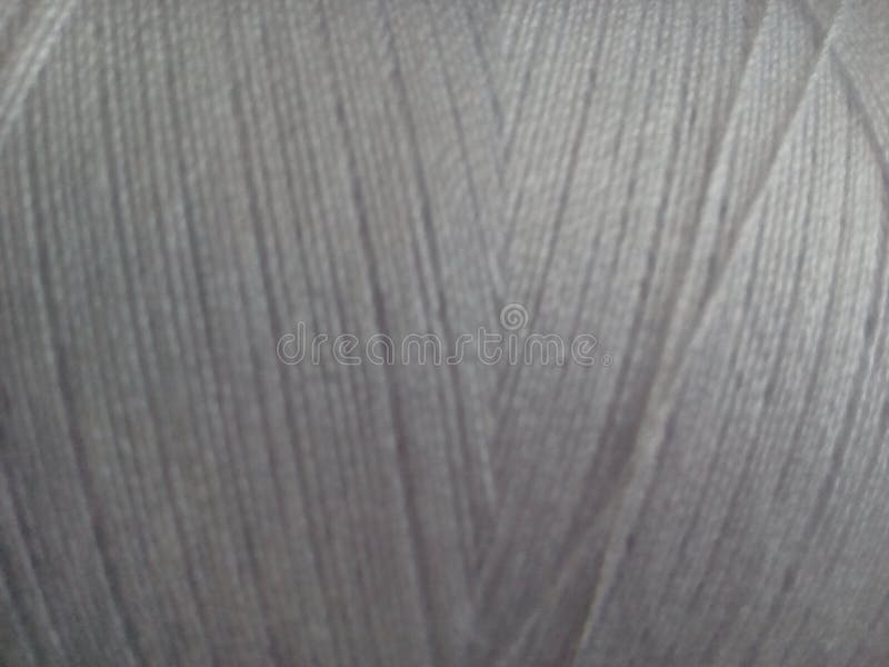 Surface of a White Cotton Sewing Thread Stock Image - Image of material ...