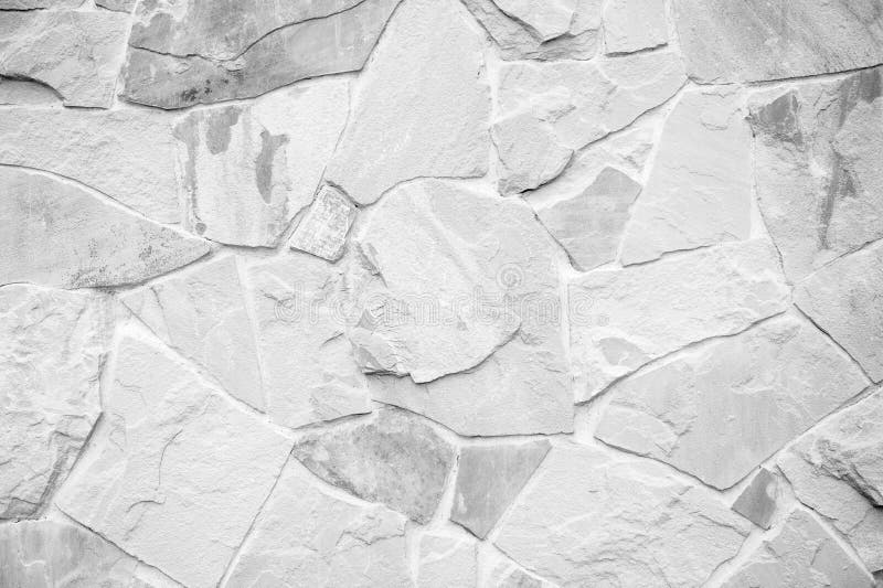 Surface White Wall of Stone. White Stone Wall Background Stock Image ...