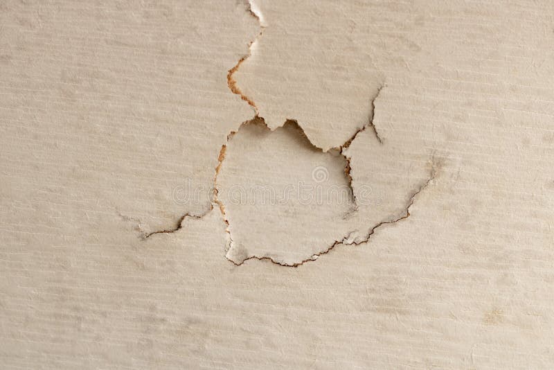 The Surface of the Wooden Board is Broken. the Wood Has Cracks Stock ...