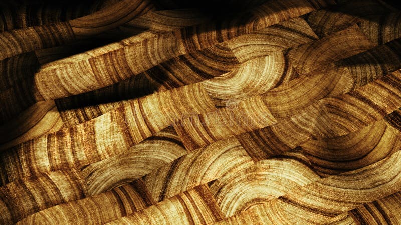 Surface with Wooden Structure and Pattern. Motion. Wave-moving Surface ...