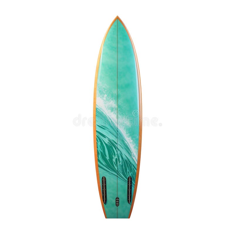 Surfboard Against Transparent Background Stock Illustration ...