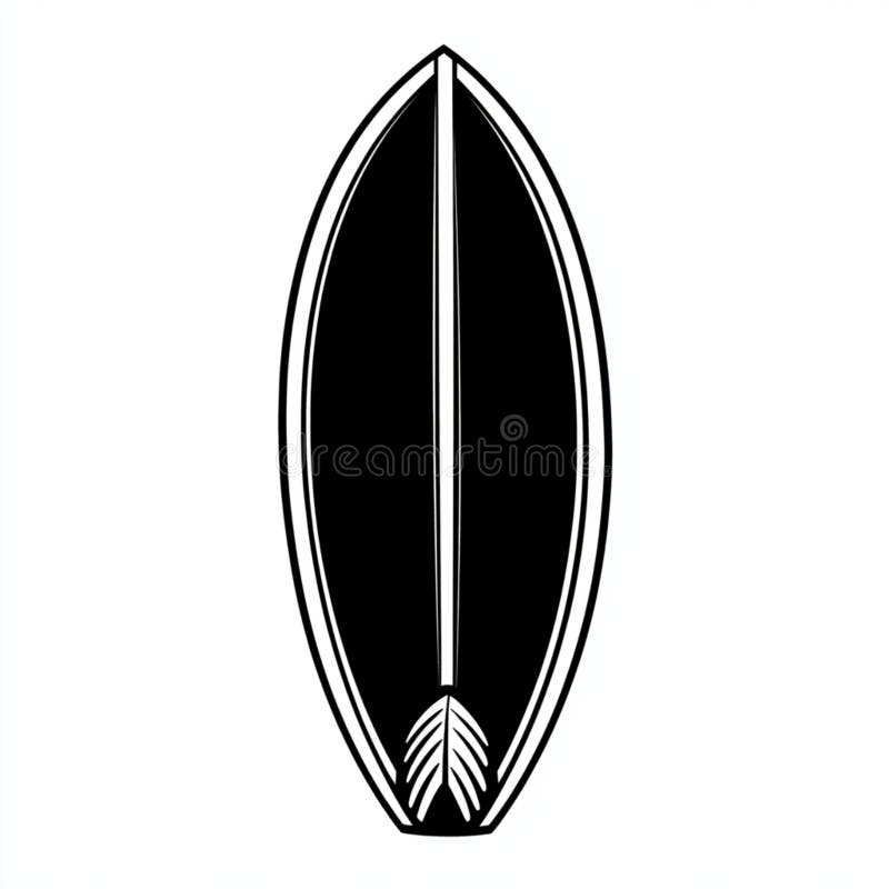 Surfboard Icon stock illustration. Illustration of surfboard - 357268143