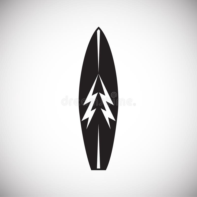 Surfboard Icons on Background for Graphic and Web Design. Simple Vector ...