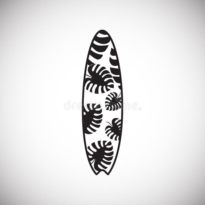 Surfboard Icons on Background for Graphic and Web Design. Simple Vector ...