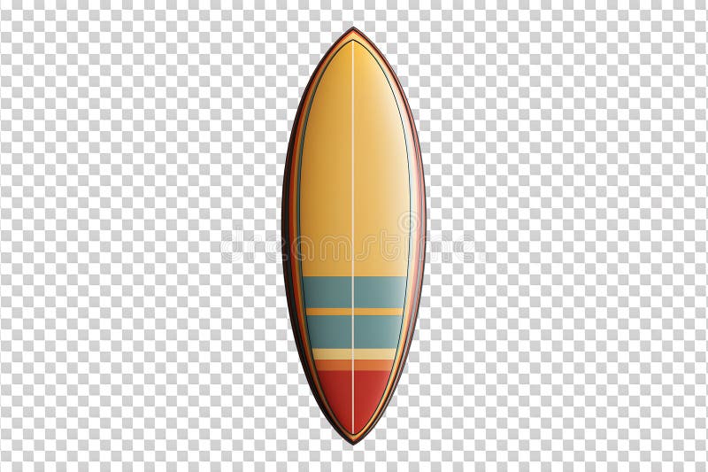 Surfboard Isolated on White and Transparent Background PNG Image Stock ...