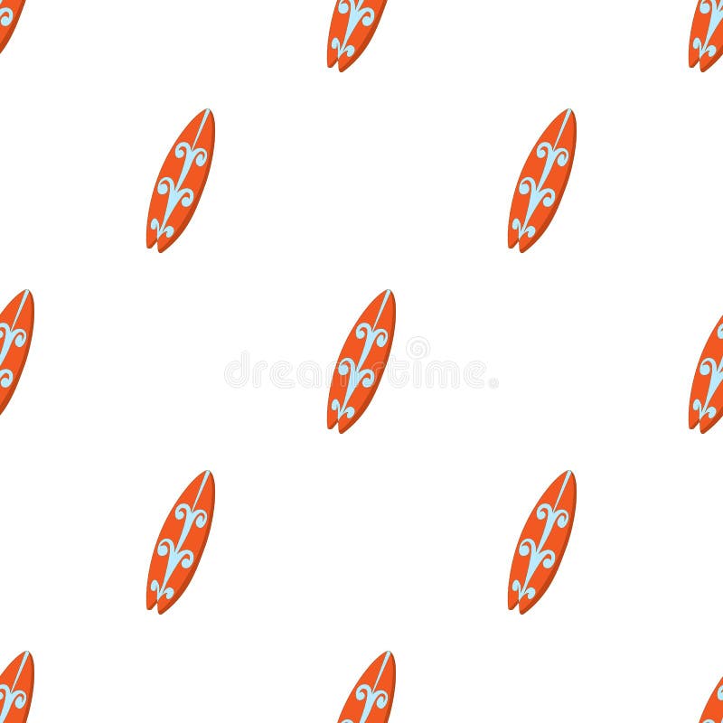 Surfboard Pattern Seamless Vector Stock Vector - Illustration of object ...