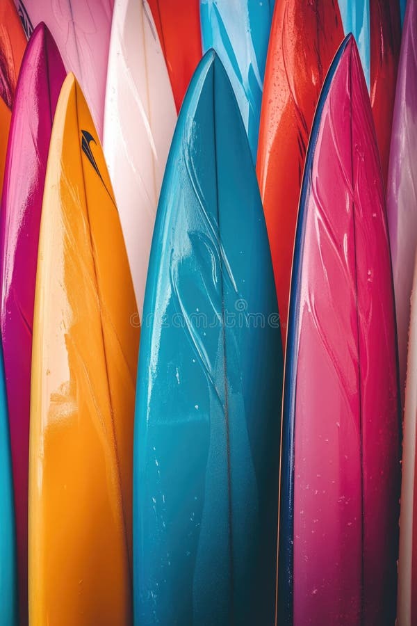 Surfboard rack stock photo. Image of generated, protections - 378993838