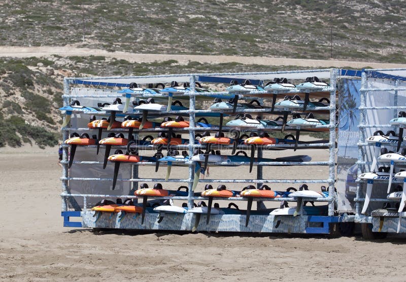 Surfboard stack editorial image. Image of surf, rack - 121962275