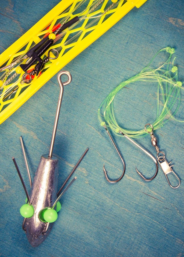Surfcasting - Sea Fishing Accessories. Methods of Sea Fishing. Stock ...