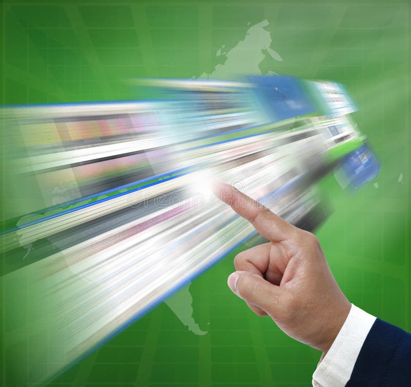 Surfen op internet stock illustratie. Illustration of handel - 20468288