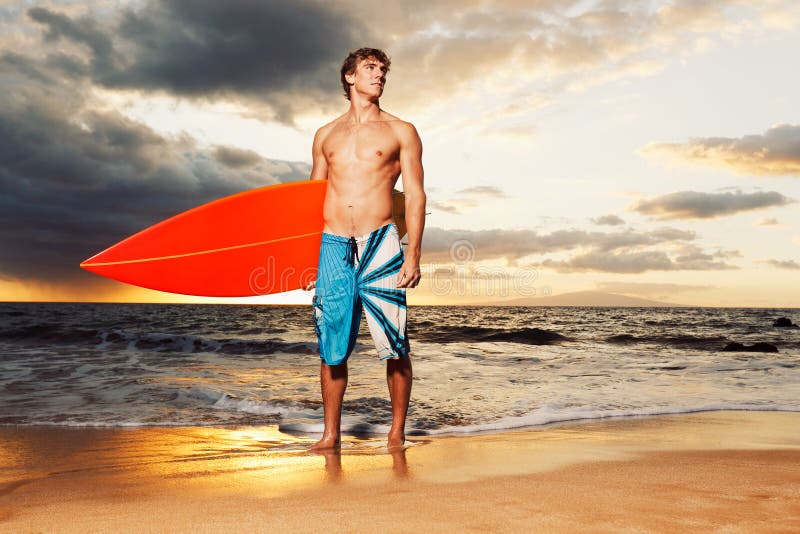 Surfer Man stock image. Image of isolated, surfer, facial - 23313151