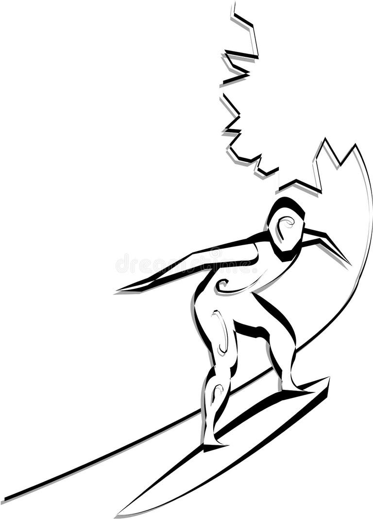 Surfer Barrel Stock Illustrations – 1,256 Surfer Barrel Stock ...