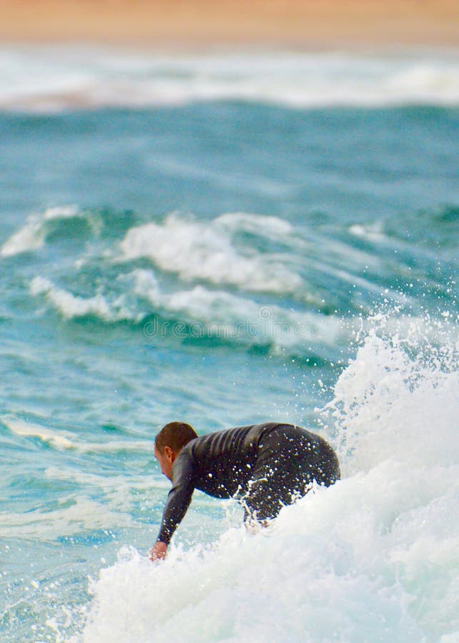 A Surfer in Action at Dee Why Beach Editorial Photography - Image of ...