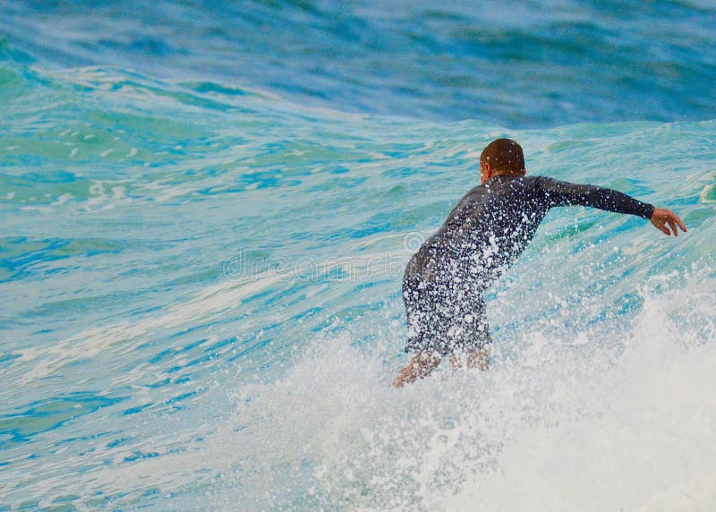 A Surfer in Action at Dee Why Beach Editorial Stock Photo - Image of ...