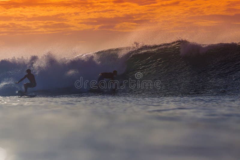 Surfer on Amazing Wave stock image. Image of alternative - 51425951