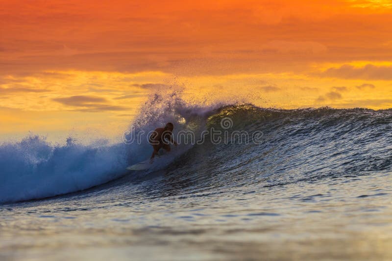 Surfer on Amazing Wave stock photo. Image of liquid, shorebreak - 51474862