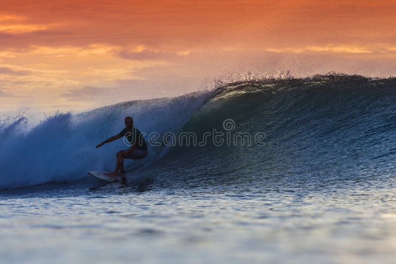 Surfer on Amazing Wave stock image. Image of motion, energy - 51513339