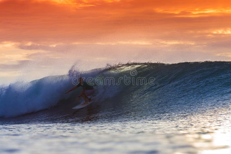 Surfer on Amazing Wave stock photo. Image of motion, action - 51513354