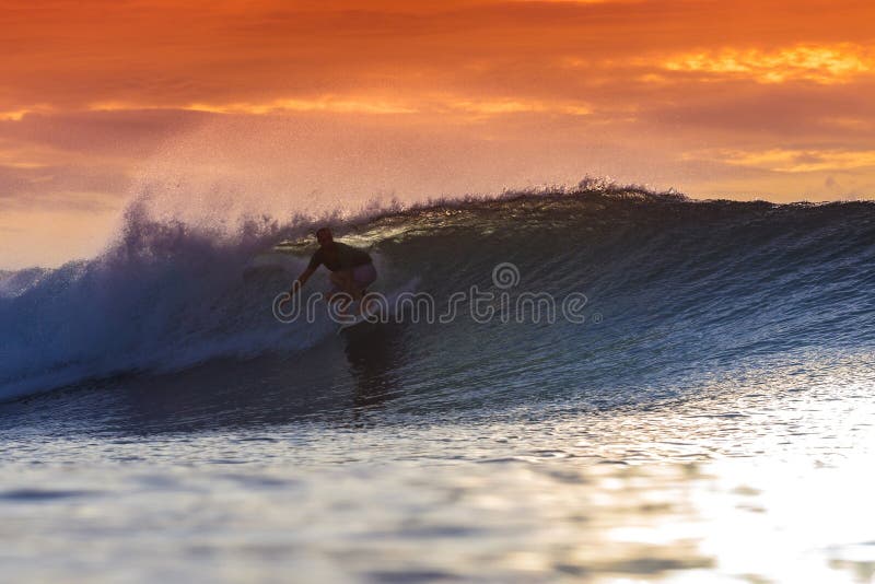 Surfer on Amazing Wave stock image. Image of shorebreak - 51513483