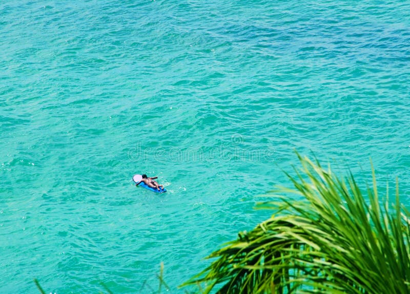 Surfer on Blue Ocean Wave stock photo. Image of extreme - 59537240