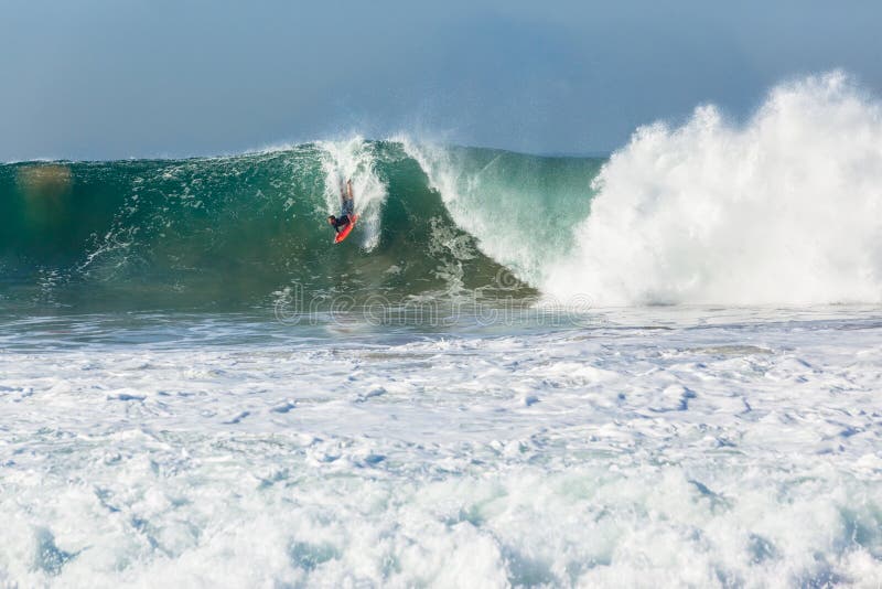 Surfer Body Boarding Surfing Editorial Stock Photo - Image of ocean ...