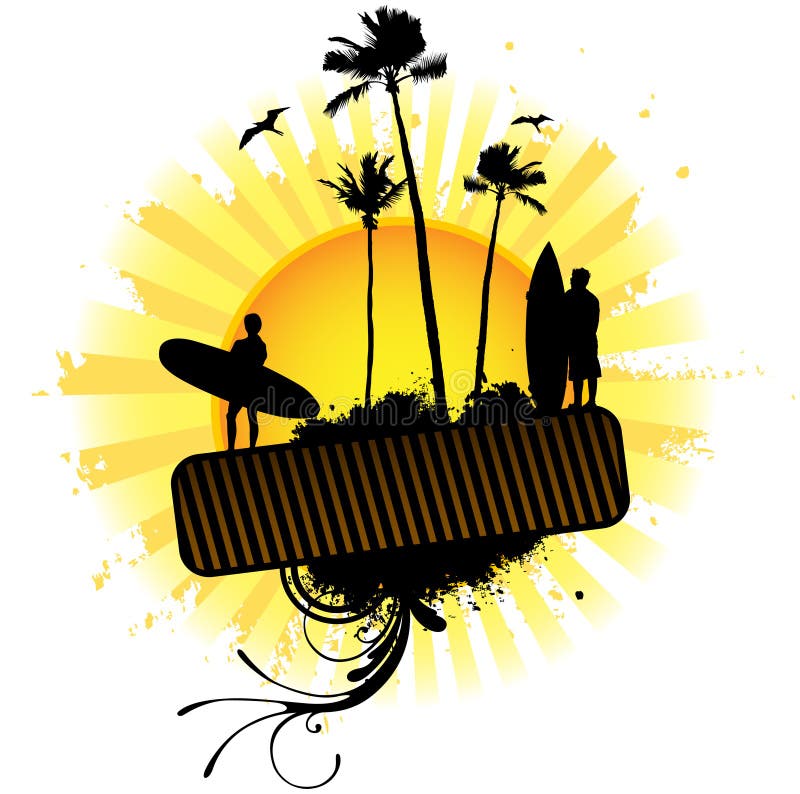 Surfer design stock vector. Illustration of male, surf - 31511982