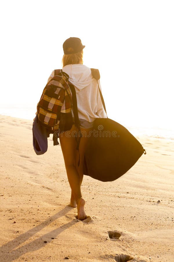 Surfer Girl stock photo. Image of fashion, lifestyle - 60700918