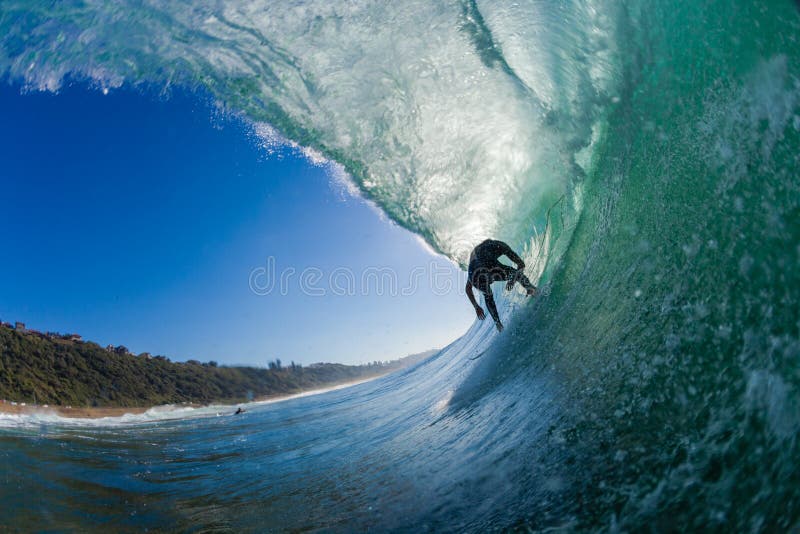 Surfer Inside Hollow Wave editorial photo. Image of power - 26639056