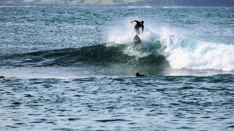Surfer at Manly Beach. stock image. Image of surfing - 53131093