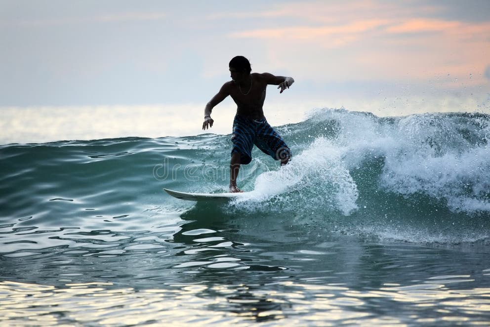 Surfer in ocean stock photo. Image of water, athlete - 12838702