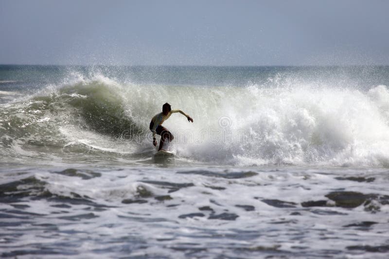 Surfer in ocean stock image. Image of water, seashore - 43683945
