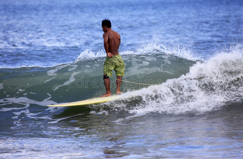 Surfer in ocean stock image. Image of shoreline, board - 44274831